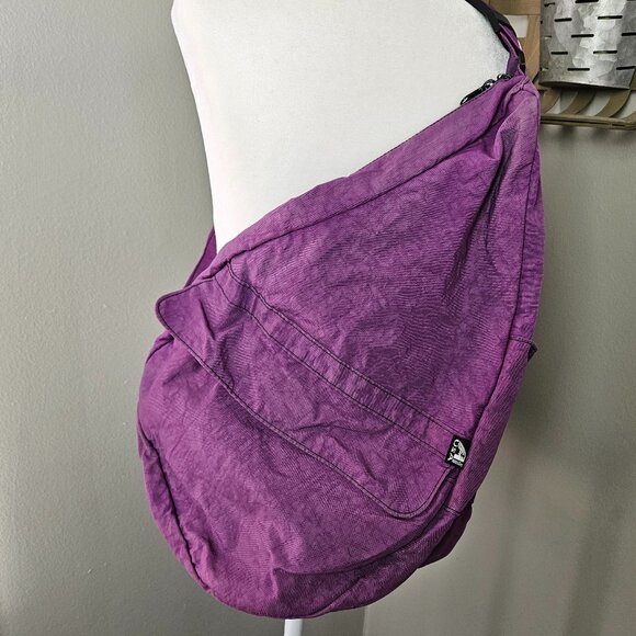 Ameribag | Bags | Ameribag Healthy Back Bag Purple Nylon One Shoulder ...